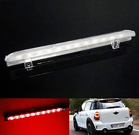 Clear Lens LED Rear High Level Centre Third Brake Stop Light For Mini ...