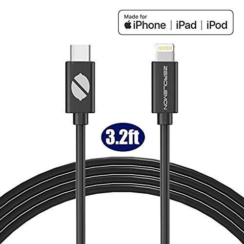 ZEROLEMON USB C To Lightning Cable, 10Feet [Apple MFi Certified] Power ...