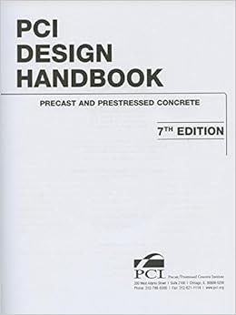PCI Design Handbook, 7th Edition - (MNL-120): PCI Precast/Prestressed Concrete Institute: Amazon ...