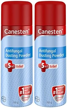 Canesten Dusting Antifungal Powder Relief from Skin Irritation Prickly ...