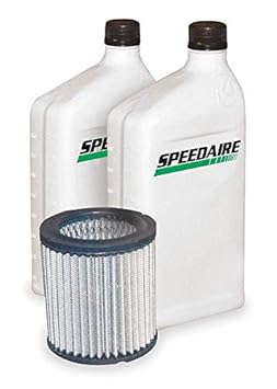 Speedaire Air Compressor Maintenance Kit Includes 2 qt. Synthetic oil ...