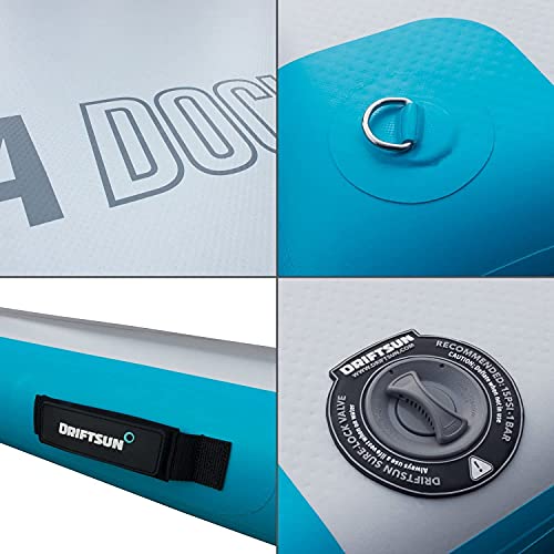 Driftsun Inflatable Floating Dock Platform - 8ft x 6ft Mesa Dock Floats ...