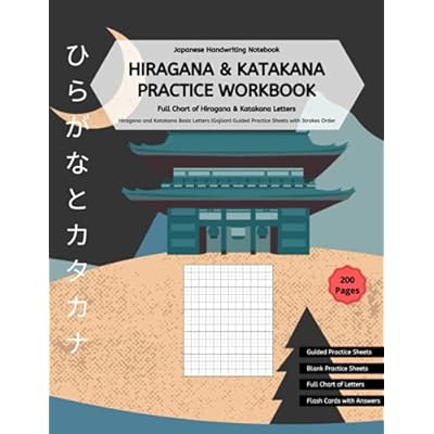 Japanese Writing Workbook: Hiragana and Katakana Nepal | Ubuy