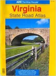 Virginia State Road Atlas: ADC, the Map People: 9780875301396: Amazon ...