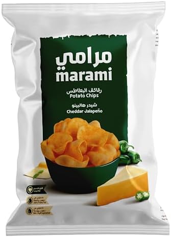 Marami Cheddar Jalapeno Plain Potato Chips 100 g price in Saudi Arabia ...