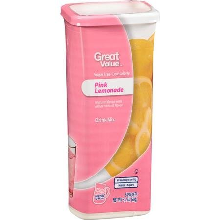 Amazon.com : Great Value: Iced Tea with Lemon Drink Mix, 1.4 Oz - 6 ...