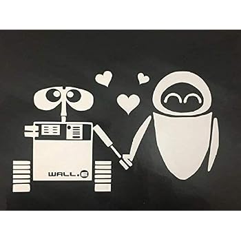 Amazon.com: Love Wall-E Vinyl Decal Sticker | Cars Trucks Vans Walls ...