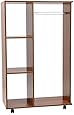 Homcom Open Wardrobe with Hanging Rail and Storage Shelves: Amazon.co ...