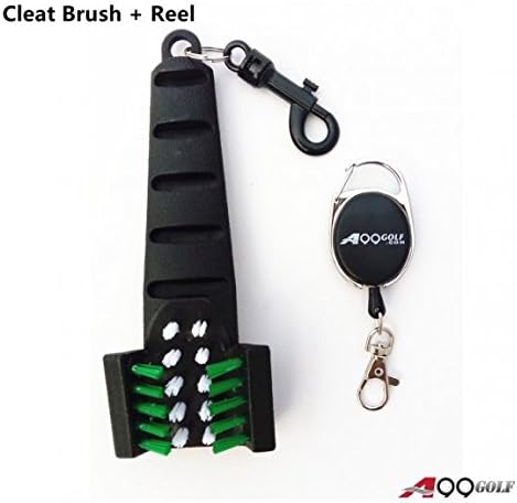 Amazon.com : A99 Golf Cleaning Cleat Brush + 1pc Free Retractable Reel ...