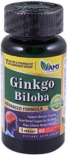 Ams Ginkgo Biloba 60mg 60ct, 500 Gms price in UAE | Amazon UAE | kanbkam
