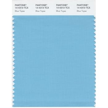 Pantone 14-4310 TCX Smart Color Swatch Card, Blue Topaz - House Paint ...