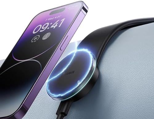 Baseus C02 Pro Series Magnetic Wireless Charging Car Mount Cluster ...