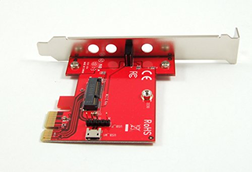 Ableconn PEXM2150E PCI Express x1 Adapter Card with M.2 Key E Socket ...