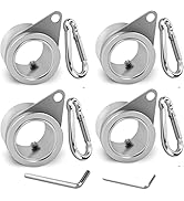 Amazon.com : Flag Pole Rings, Aluminum Alloy Flagpole Rings 360 ...