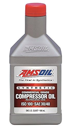 1 Quart Amsoil Synthetic Commercial Grade Air Compressor Oil ISO-100 in ...