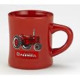 Amazon.com | Farmall Stoneware Diner Mug (White - Red Tractor): Coffee ...