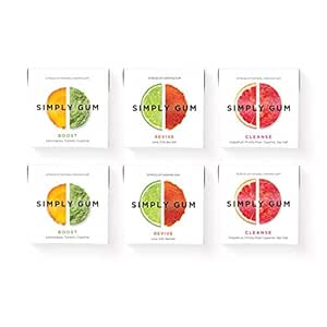 Amazon.com : Simply Gum | Variety Pack - Boost, Cleanse, Revive | Pack ...