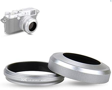 Lens Hood Set JJC Lens Shade for Fuji Fujifilm X100F X100S X100T X100 X70 Replaces Fujifilm LH ...