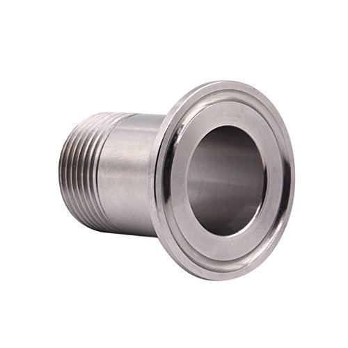 DERNORD Sanitary Male Threaded Pipe Fitting to TRI CLAMP (OD 50.5mm ...