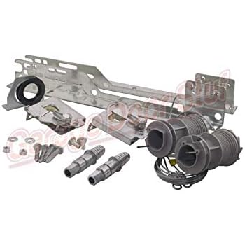 Garage Door Torsion Spring Conversion Kit for 7' High Door End Bearing ...