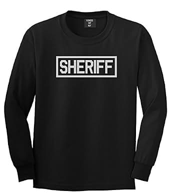 Sheriff County Police Long Sleeve T-Shirt | Amazon.com