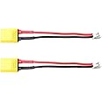 Amazon.com: 2 Packs Male XT30 to 2-PIN JST-PH2.0 Female Adapter Conversion Cable 22AWG 10cm for ...