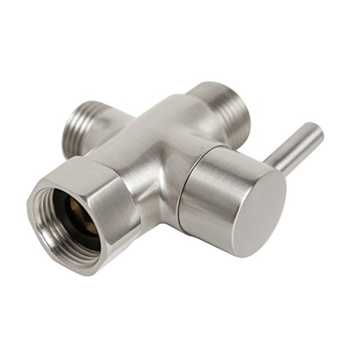 Mua SmarterFresh Brass T-Valve Adapter Brushed Nickel Finish for ...