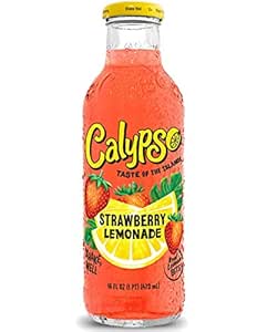 Amazon.com : Calypso Strawberry Lemonade 12 Pack, 16 oz Bottles ...