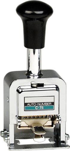 Lion Pro-Line Heavy-Duty Automatic Numbering Machine, 6-Wheel, with ...