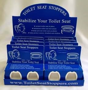 Amazon.com: Toilet Seat Stoppers-8 Pack-Toilet Seat Stabilizers-Sturdy ...