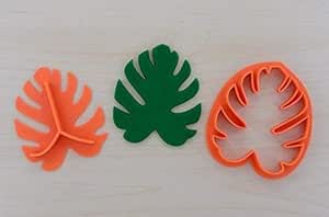 Amazon.com: Tropical Leaf Fondant Cutter with Plunger 100 (3.1 x 3.5 ...