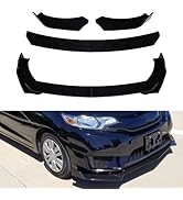 Amazon.com: DREAMIZER Car Universal Front Bumper Lip 4pcs Body Kit Chin ...