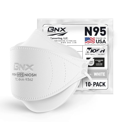 AccuMed N95 Mask NIOSH Certified MADE IN USA Particulate Respirator ...