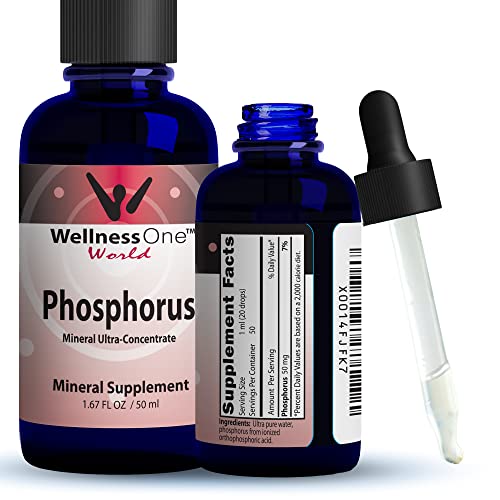WellnessOne Liquid Phosphorus Supplement - Gallbladder, Bone, Muscle ...