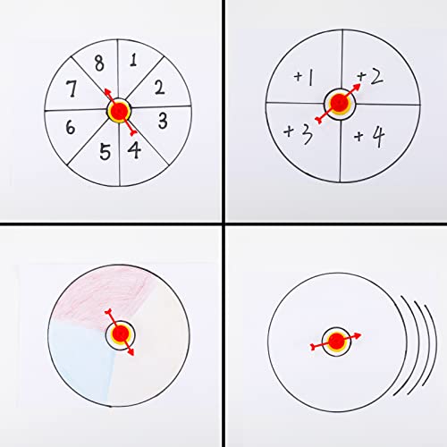 20 Packs 3 inch Arrow Game Spinners Suction Cup Spinners Plastic Board ...