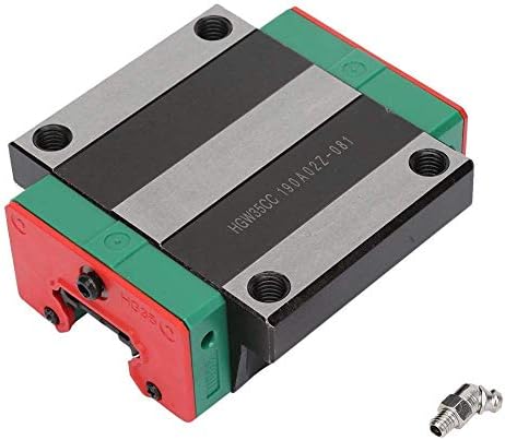 Linear Guide Block, 35mm HGW35CC Linear Motion Guide Rail Block Lock Type Bearing Steel Sliding ...