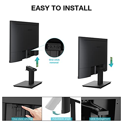 KOORUI 22 Inch Computer Monitor, 1080p FHD 75Hz Desktop Monitor With ...