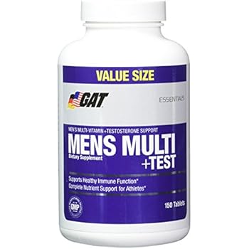Amazon.com: GAT Sport Essentials Mens Multi + Test, Premium ...
