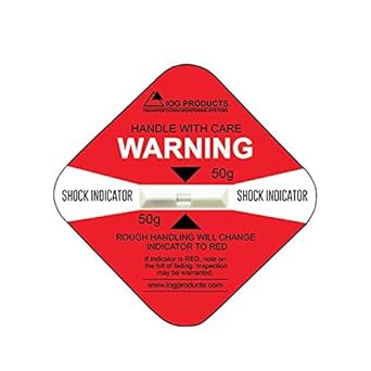 Amazon.com: IOG Products Red 50g Shock Indicator FREE STANDARD SHIPPING ...