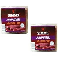 Amazon.com: SIMMS Turkey Sausage Snack Sticks - 16 oz : Grocery ...