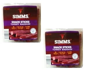 Amazon.com: SIMMS Turkey Sausage Snack Sticks - 16 oz : Grocery ...