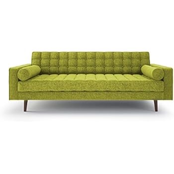 Amazon.com: Aeon Furniture Lacy Sofa in Chacoal: Kitchen & Dining