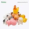 Boley Farm Animals Bath Toys Bucket - Includes 12 Colorful Fun Free ...