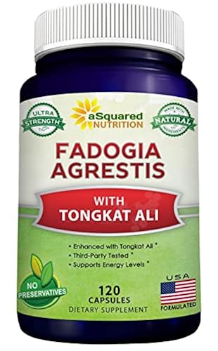 aSquared Nutrition Fadogia Agrestis 1000mg & Tongkat Ali 400mg - 120 ...