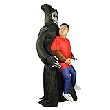 Inflatable Grim Reaper Illusion Costume - The Green Head