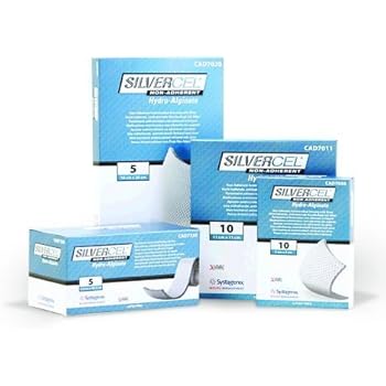 Amazon.com: SILVERCEL Non-Adherent Dressing [SILVERCEL NON-ADH DSG 2X2 ...