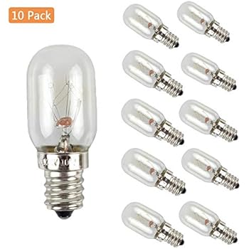 10 Watts C7 Dryer Replacement Light Bulbs for Appliances 10W 130 Volt ...