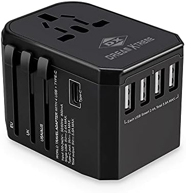 DREAM XTREME Universal Travel Adapter, Multi Adapter Worldwide ...