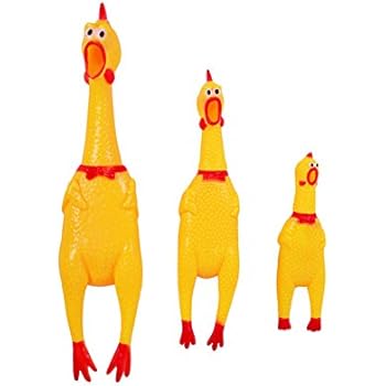 Pet Supplies : Ruffin' It Rubber Chicken Pet Toy, Large : Amazon.com