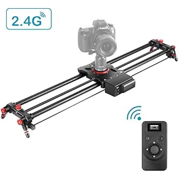 Amazon.com : Neewer Motorized Camera Slider, 31.5-inch 2.4G Wireless Control Carbon Fiber Track ...